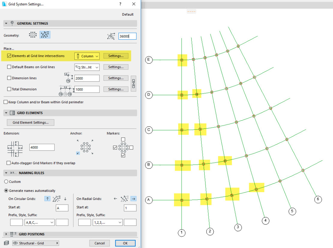 Archicad Izgara (Grid) Sistemi | BiMteknoloji