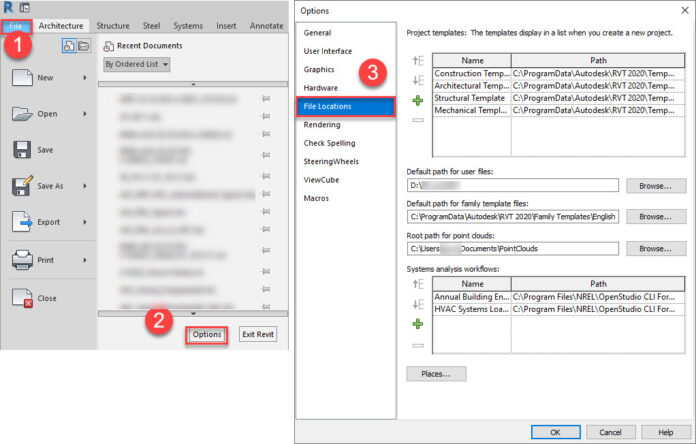 Revit Family Dosya Konumları | BiMteknoloji